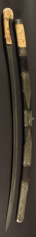 A SILVER AND IVORY-MOUNTED CAUCASIAN SHASHKA — Russian + International ...