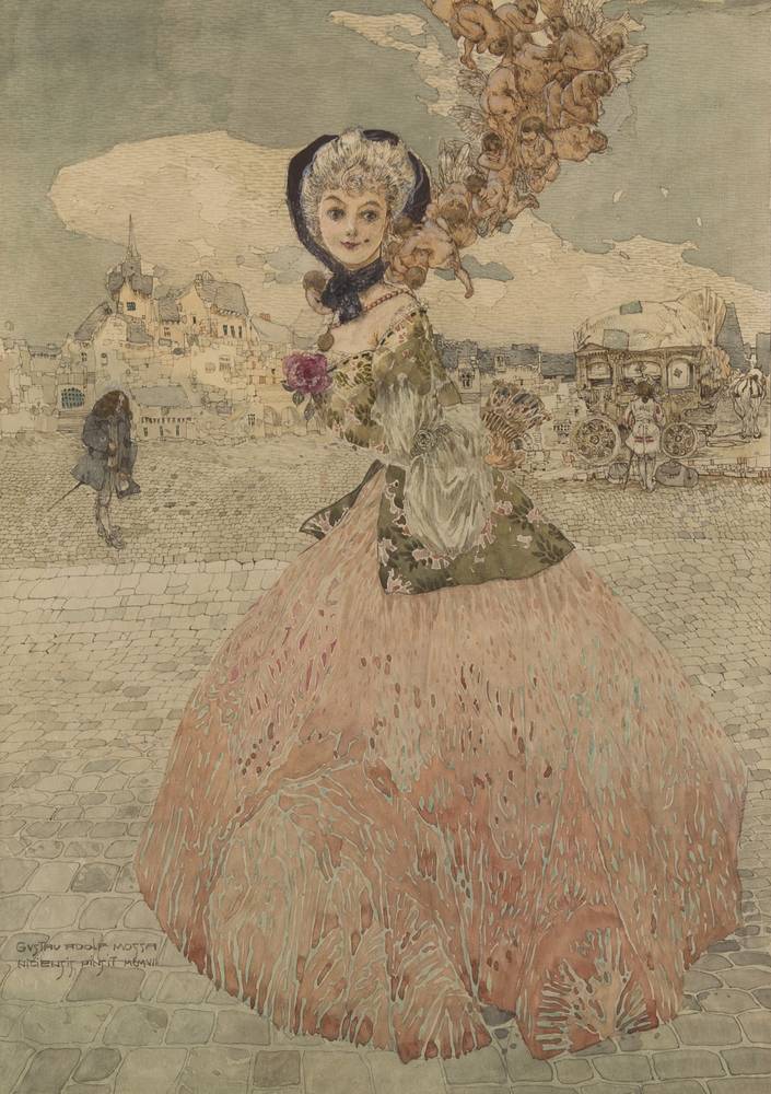 GUSTAV ADOLF MOSSA (FRENCH 1883-1971) — Russian & International Art ...